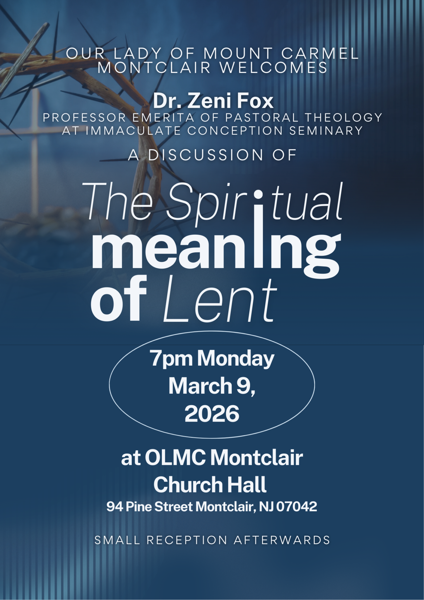 The Spiritual Meaning of Lent presented by Dr. Zeni Fox - Our Lady of ...